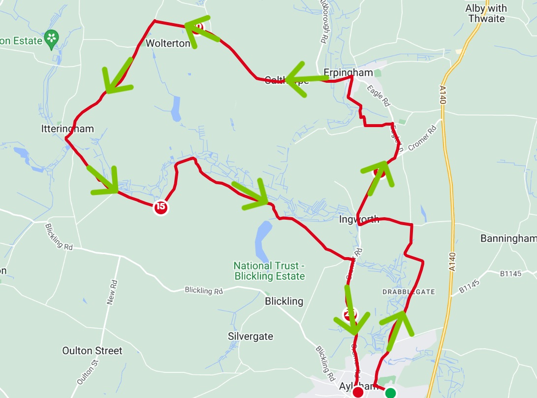 Autumn Blickling Half Marathon – Exercising People in Communities